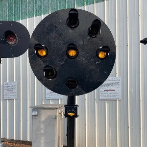 Display Signal - ex-PRR Position Light - Illinois Railway Museum