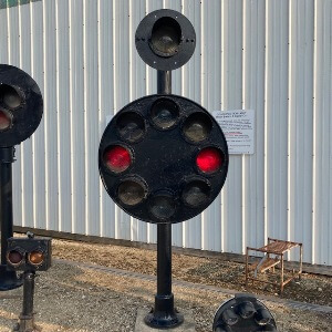 Display Signal - ex-PRR Color Position Light - Illinois Railway Museum